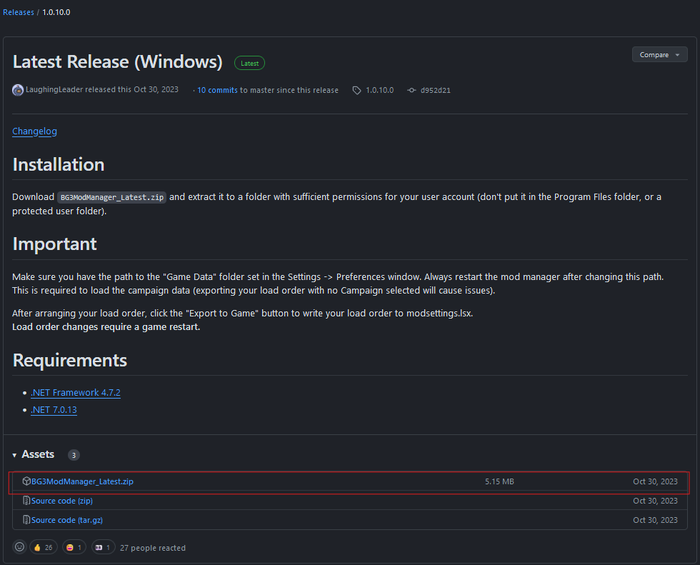 Installation of BG3MM (BG3 Mod Manager) | BG3 Modding Community Wiki